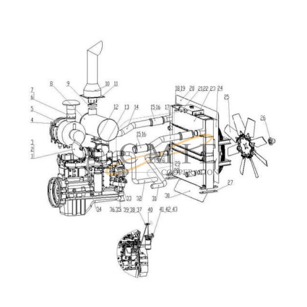 China 801907065 T-shaped hoop Φ165 spare parts XCMG motor grader parts ...