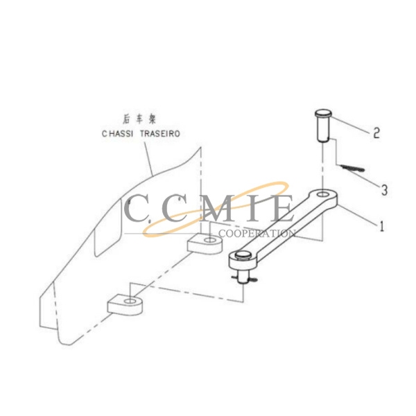 China 251500108 elastic retaining spring for XCMG LW300KV wheel loader ...