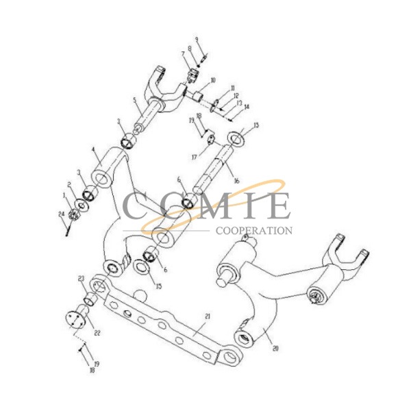 China 805604537 pin XCMG GR180 motor grader parts manufacturers and ...