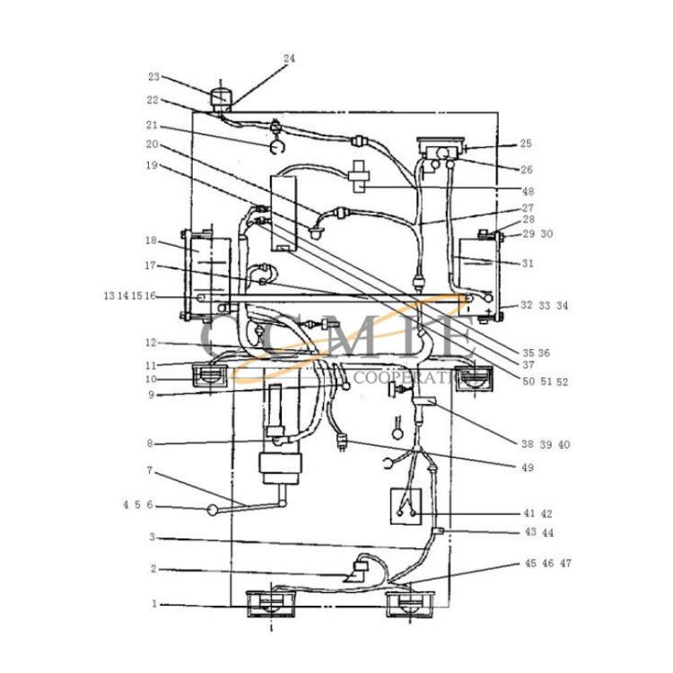 China 23Y-07D-00013 bulldozer dust indicator Pengpu PD220Y-2 electrical ...