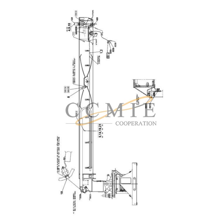 China Kalmar RS DRF450 920098.025 washer reach stacker spare parts ...
