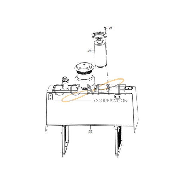 China 803164863 Return oil filter XCMG XS203J Vibratory Roller spare ...