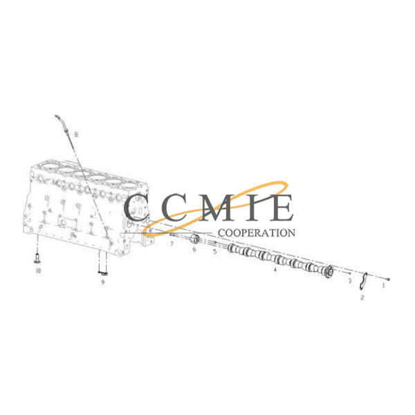 China 860152819 camshaft thrust plate for XCMG LW300KV wheel loader ...