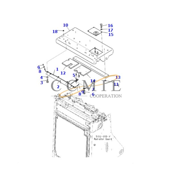 China Komatsu D375A 08191-00770 connector plug bulldozer spare parts ...