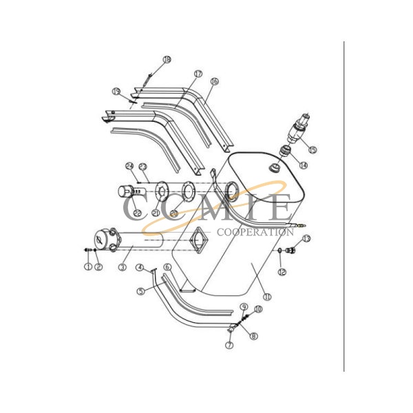 China 350400371 Fastening belt XCMG SQS500K truck mounted crane spare ...
