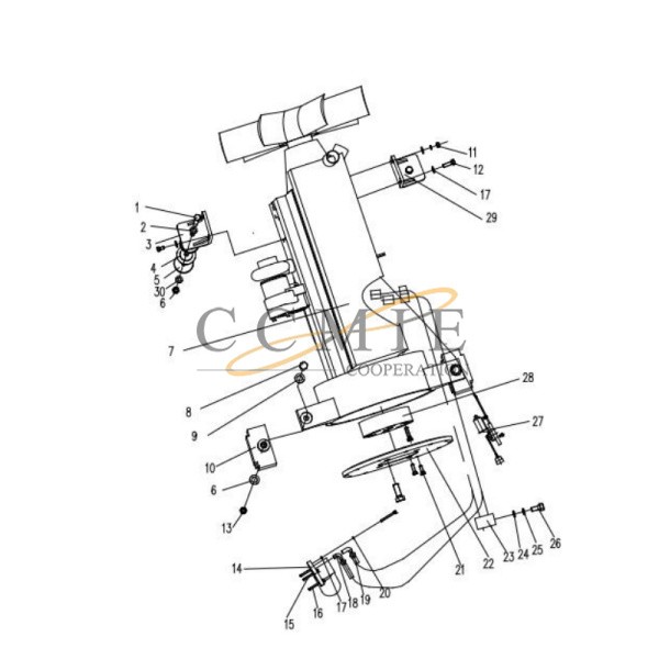 China 800152645 engine shock absorber XE265C excavator XCMG excavator ...