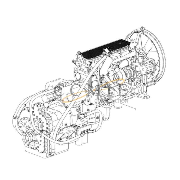 China Kalmar QSM11 reach stacker oil filter parts 922784.0024 engine ...