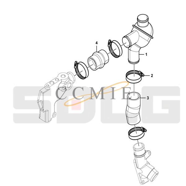 China 4110001016015 Fan clutch SDLG DIESEL ENGINE SYSTEM spare parts ...