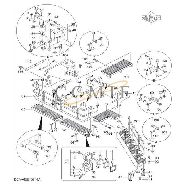 China 7050444 Ladder HITACHI EX2600E-6 Electric Excavator spare parts ...