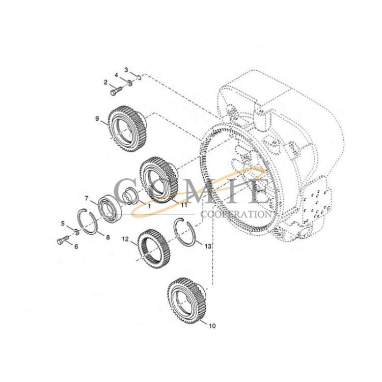 China Reach stacker pump drive parts group Kalmar spare parts 922297. ...