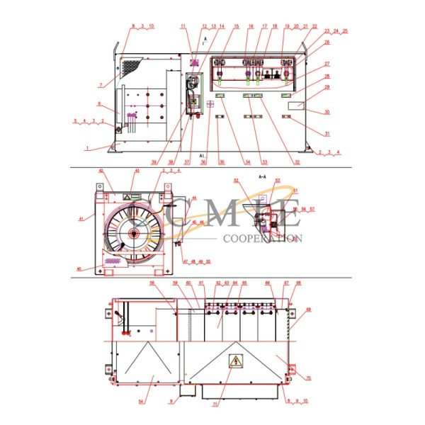 China 803590995 frame welding XCMG XDE130 mining truck spare parts ...