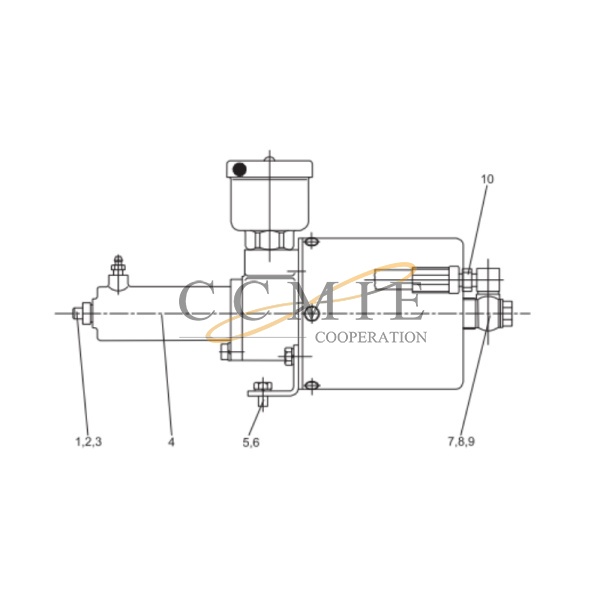 China 800901159 air boosting pump 252109463 tee pipe XCMG ZL50GN wheel ...