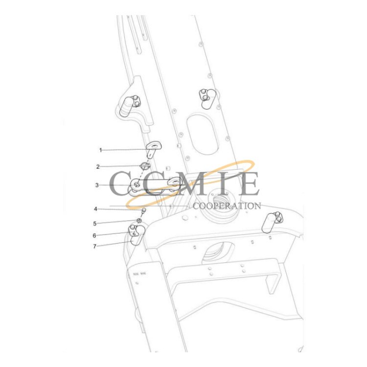 China 380904175 motor grader pin XCMG spare parts manufacturers and ...
