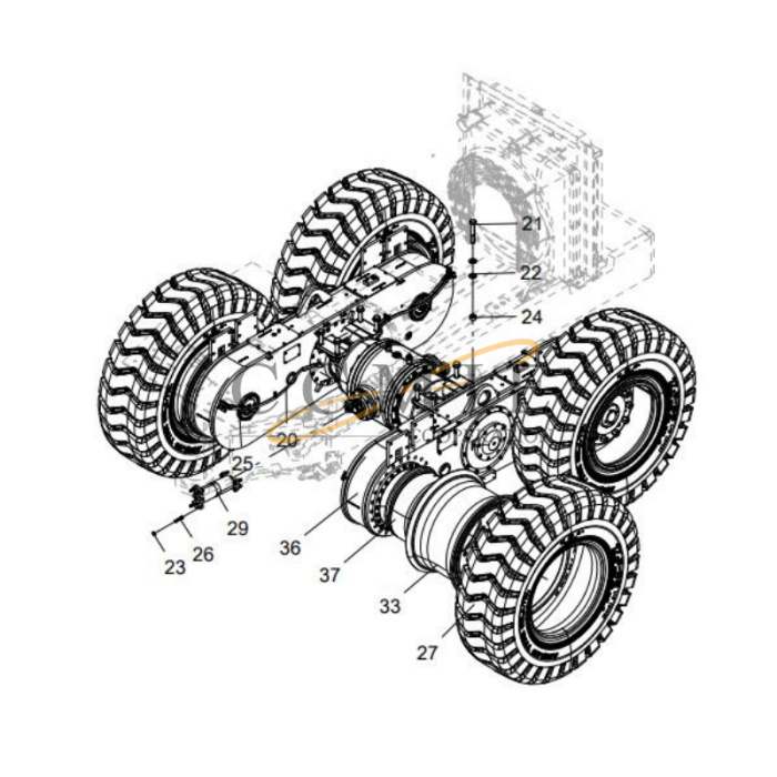 China 800371060 motor grader dry drive axle XCMG GR165 grader motor ...