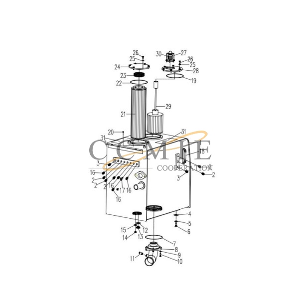 China 312500809 Fuel tank XCMG XE335C excavator spare parts ...